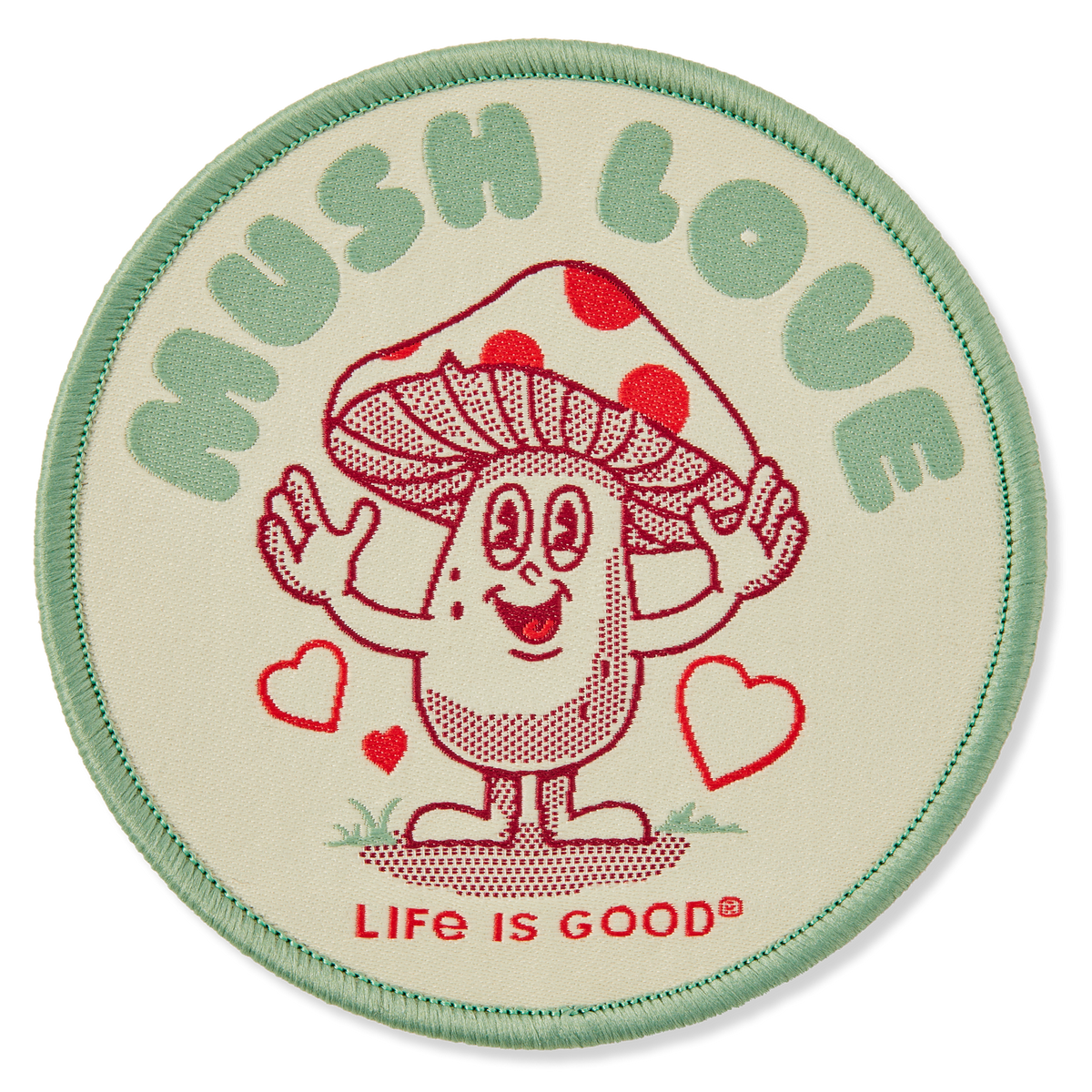 Woven Patch - Mush Love – Life is Good Westport, Canada